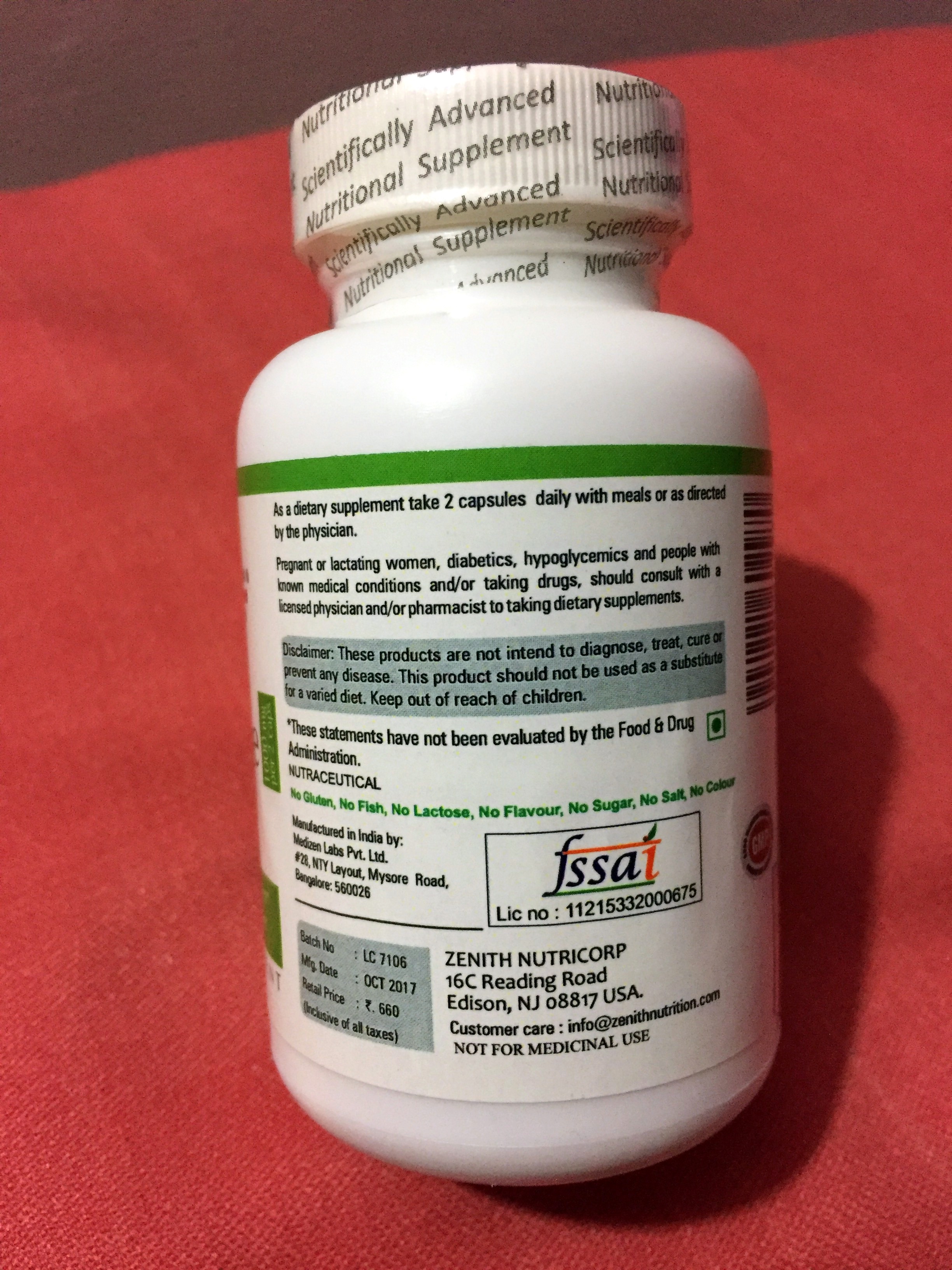 Zenith Nutrition L-Citrulline | Explore with Tripti